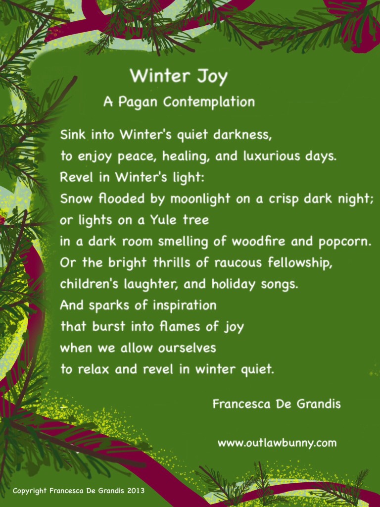 Winter Joy: A Pagan Contemplation | The Fairy Queen’s magic spells